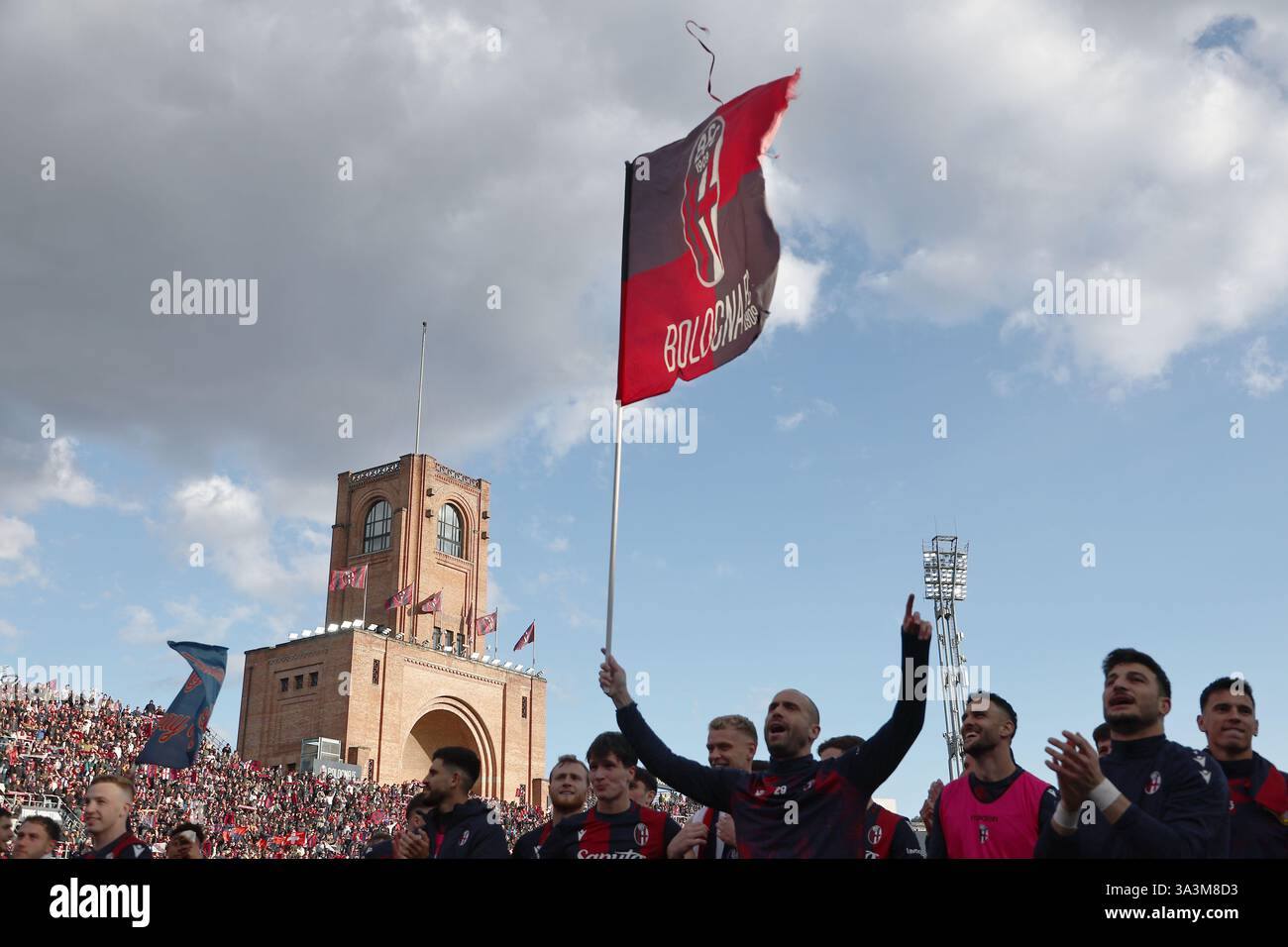 Final joy (Bologna) ; during the Italian "Serie A" match between ...