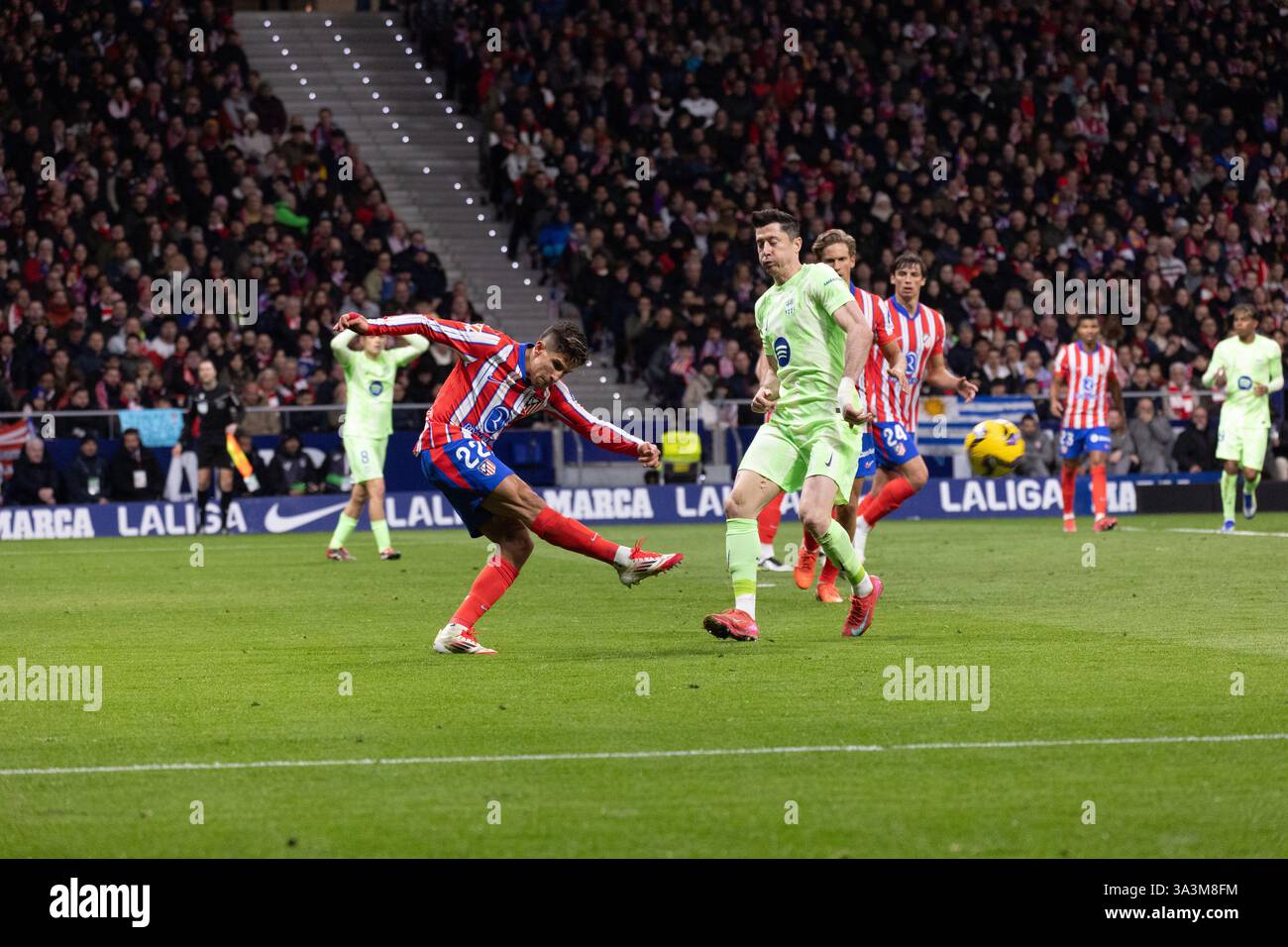Madrid, Spain. 16th Mar 2025. GIULIANO SIMEONE BALDINI and Robert ...