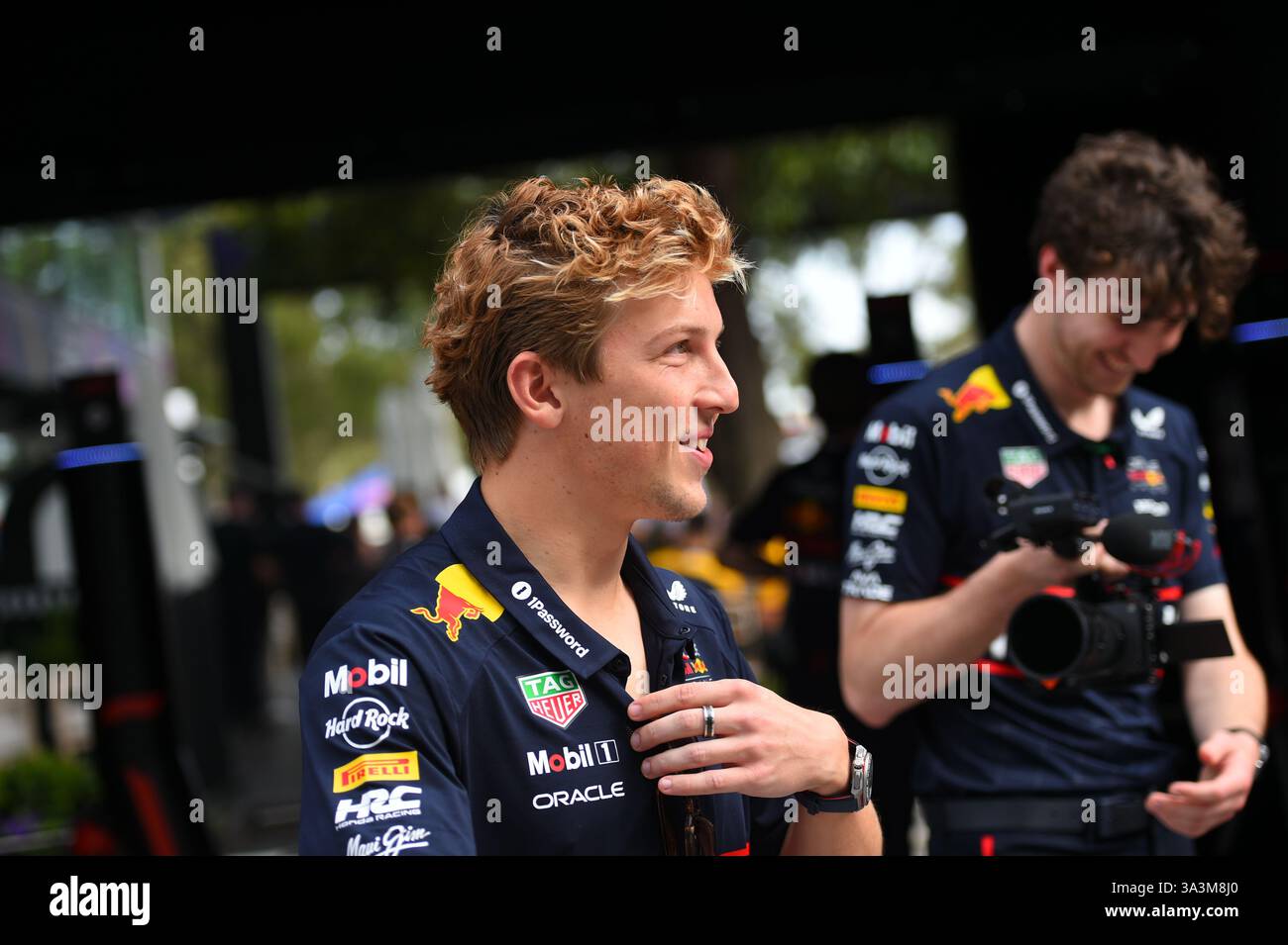 Red Bull Racing Formula 1 racing driver Liam Lawson Australian Round ...