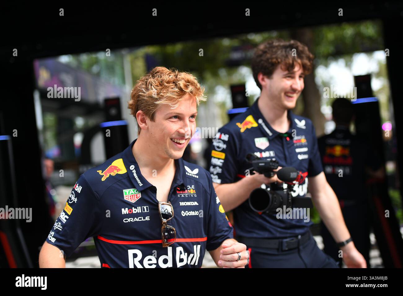Red Bull Racing Formula 1 racing driver Liam Lawson Australian Round ...
