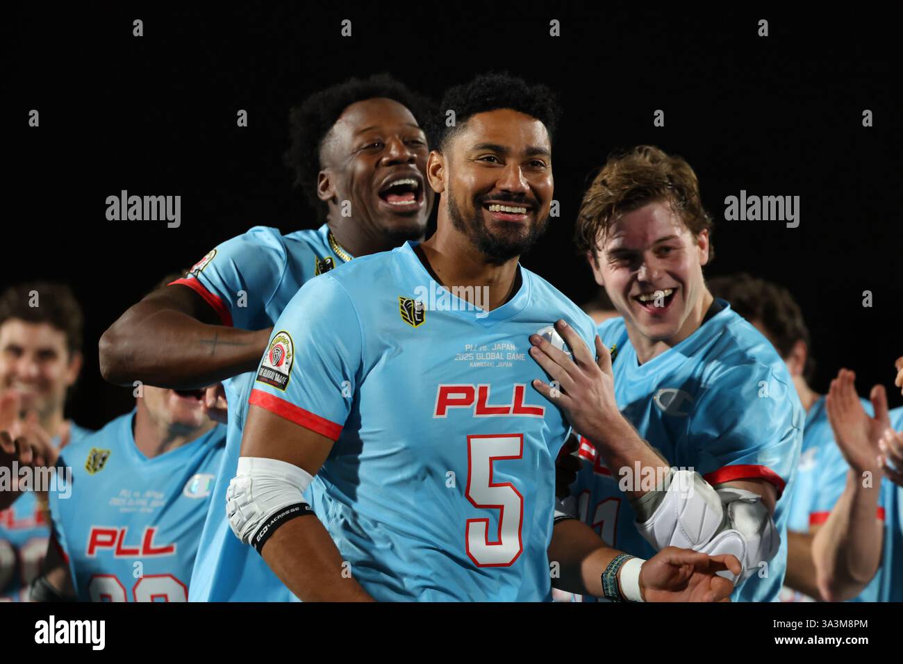 Fujitsu Stadium Kawasaki, Kanagawa, Japan. 15th Mar, 2025. Romar Dennis ...