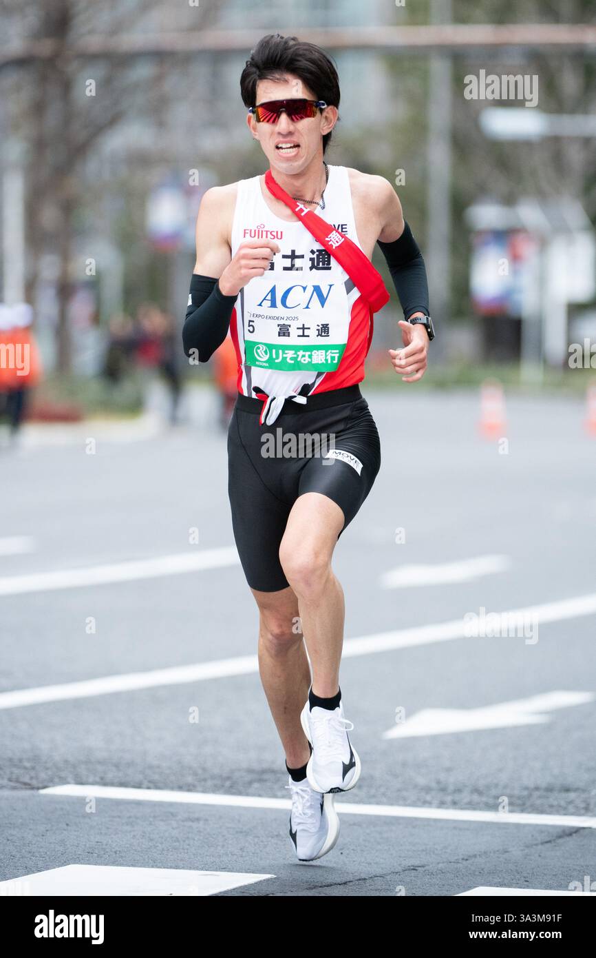 Osaka, Japan. 16th Mar, 2025. Daiki Ozawa Athletics : Expo Ekiden 2025 ...