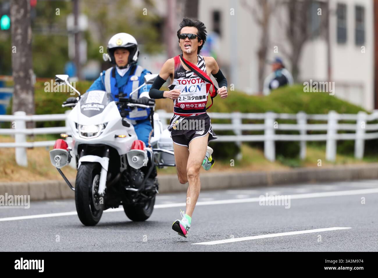 Osaka, Japan. 16th Mar, 2025. Hideyuki Tanaka Athletics : Expo Ekiden 2025, Ekiden Race in ...