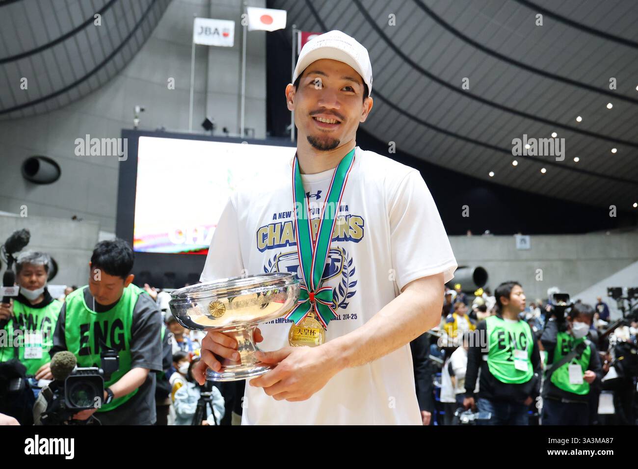 Tokyo, Japan. 15th Mar, 2025. Ryuichi Kishimoto (Golden Kings) Basketball : The 100th Emperor's ...