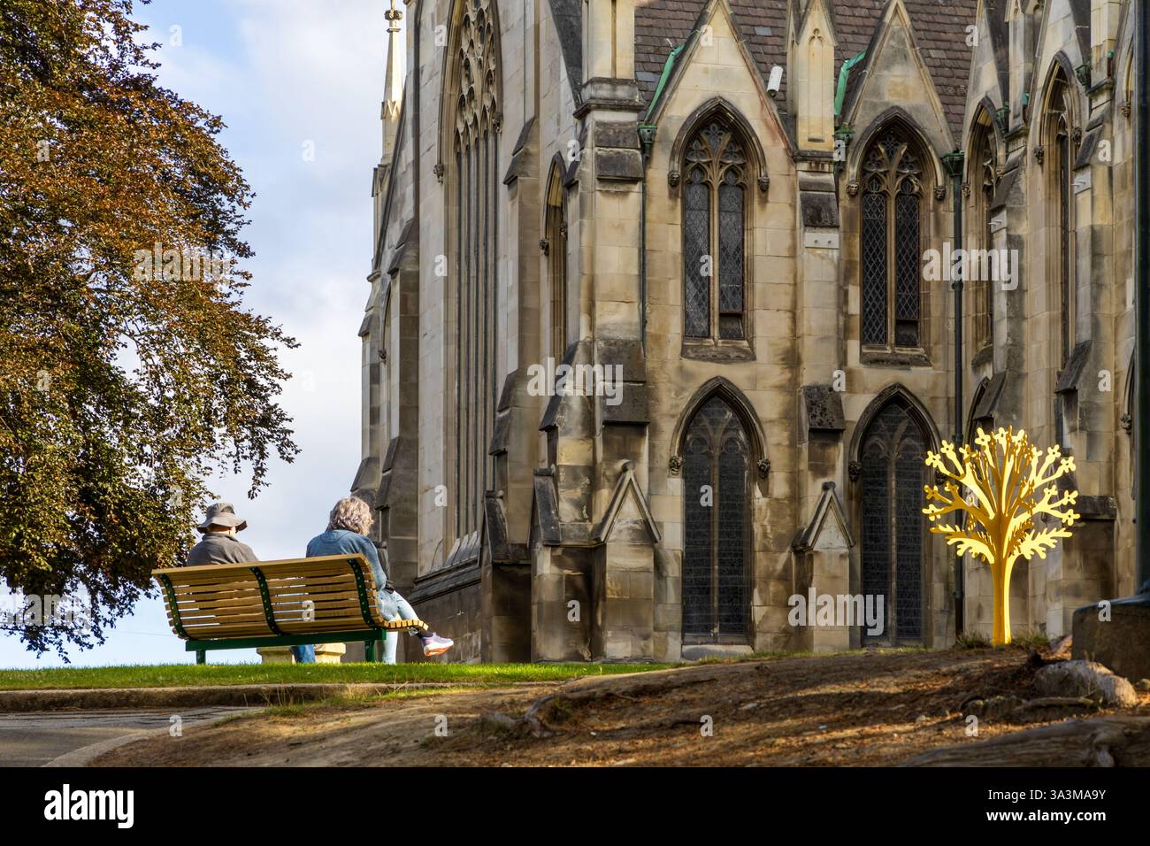 First Church Of Otago at Moray Place in the city center of Dunedin ...