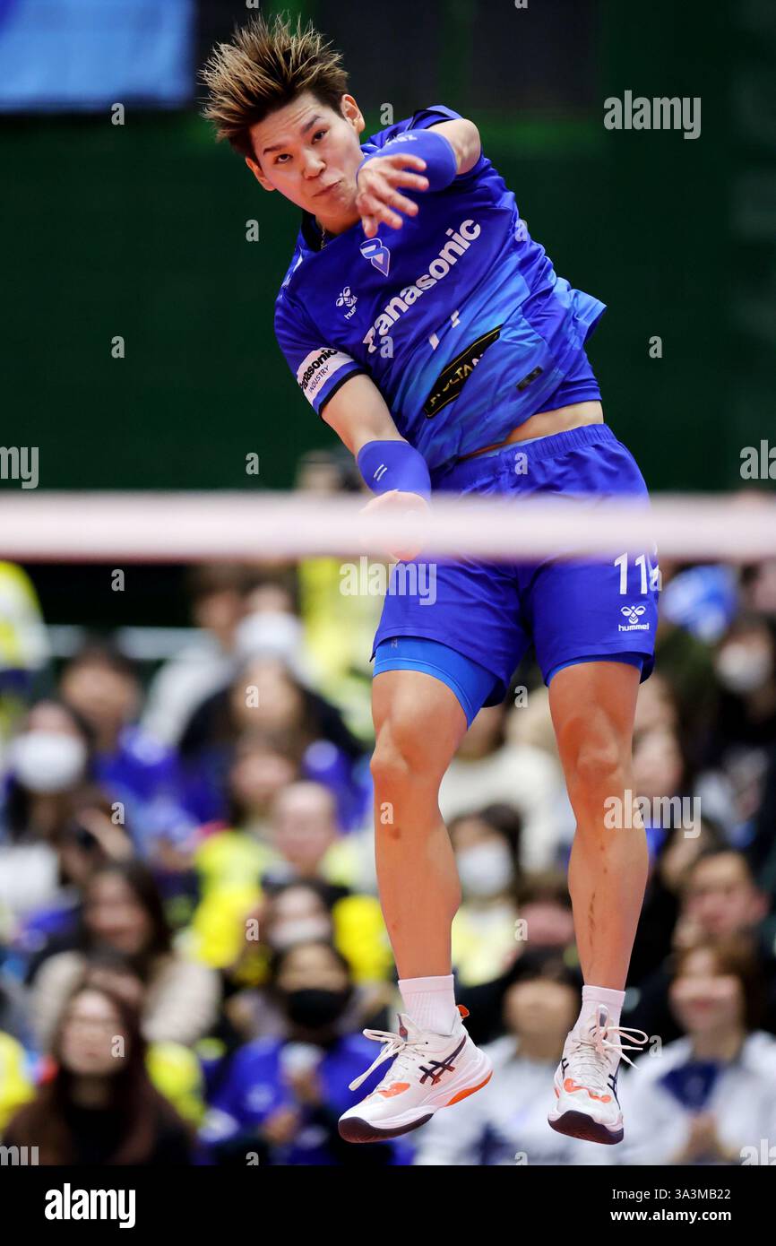 Panasonic Arena, Osaka, Japan. 15th Mar, 2025. Yuji Nishida (), MARCH 15, 2025 - Volleyball ...