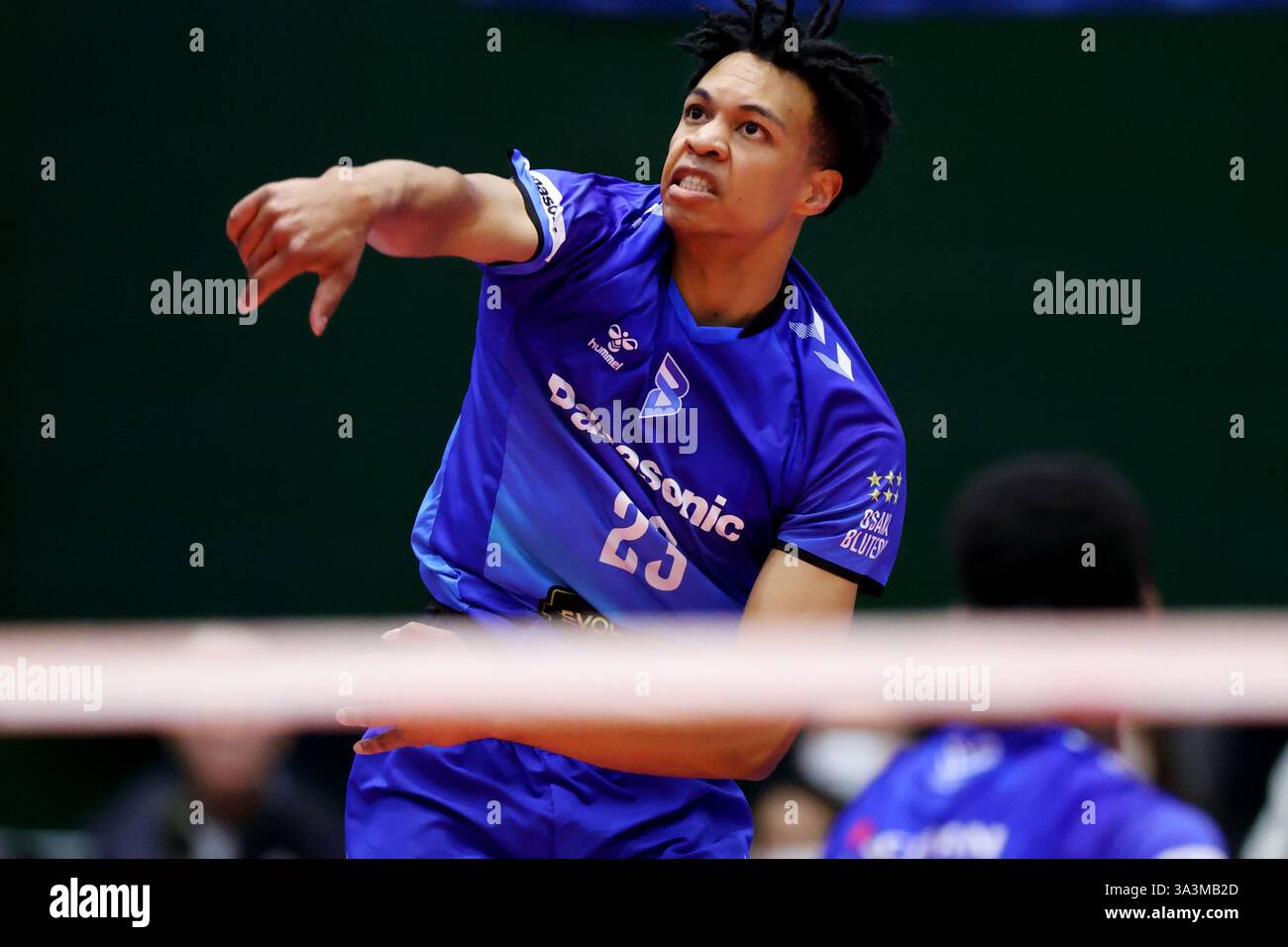 Panasonic Arena, Osaka, Japan. 15th Mar, 2025. Larry Ik Evbade-Dan ...