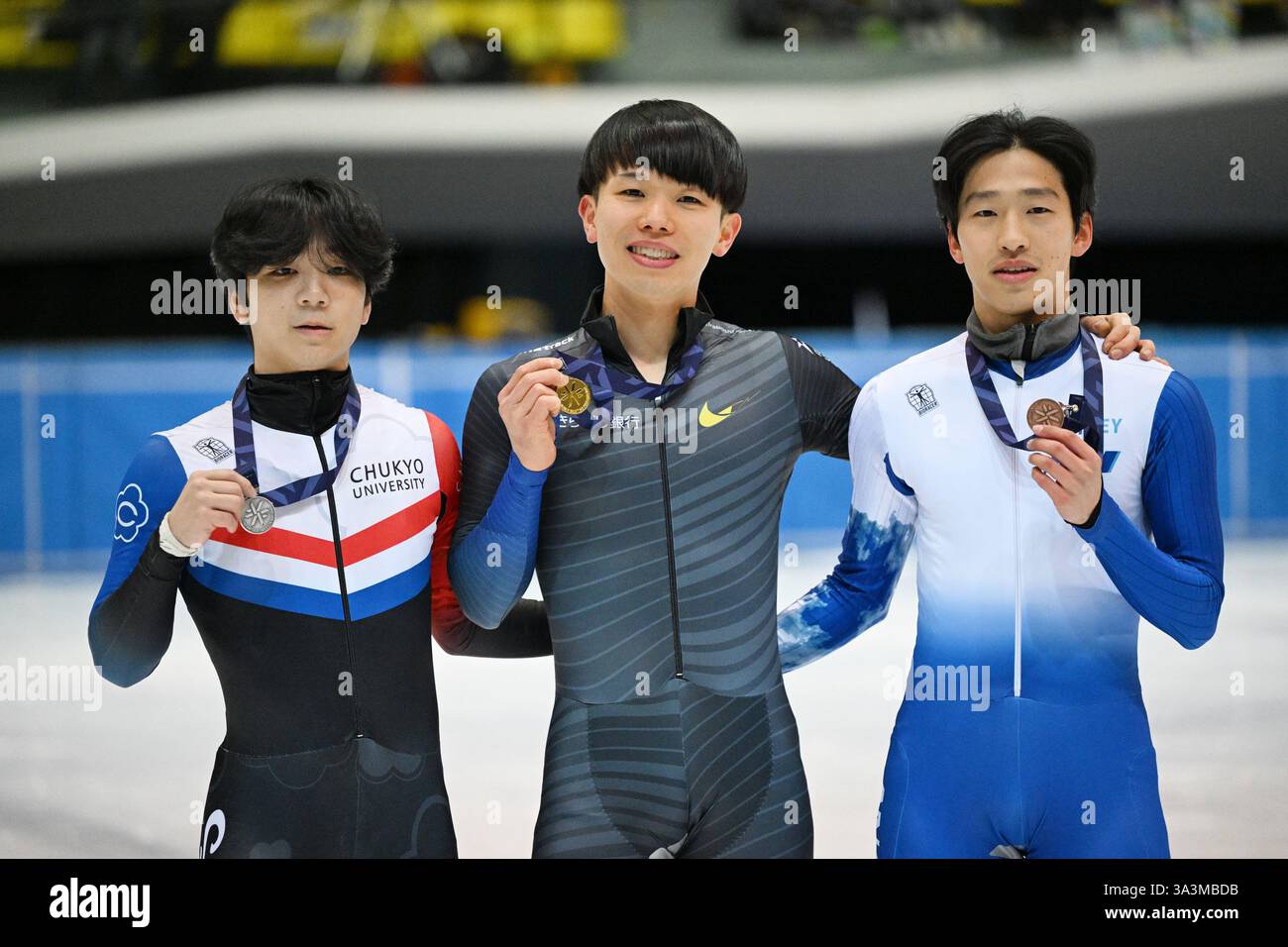 Kyoto, Japan. Credit: MATSUO. 15th Mar, 2025. (L-R) Daigo Hayashi, Dan Iwasa, Katsunori Koike ...