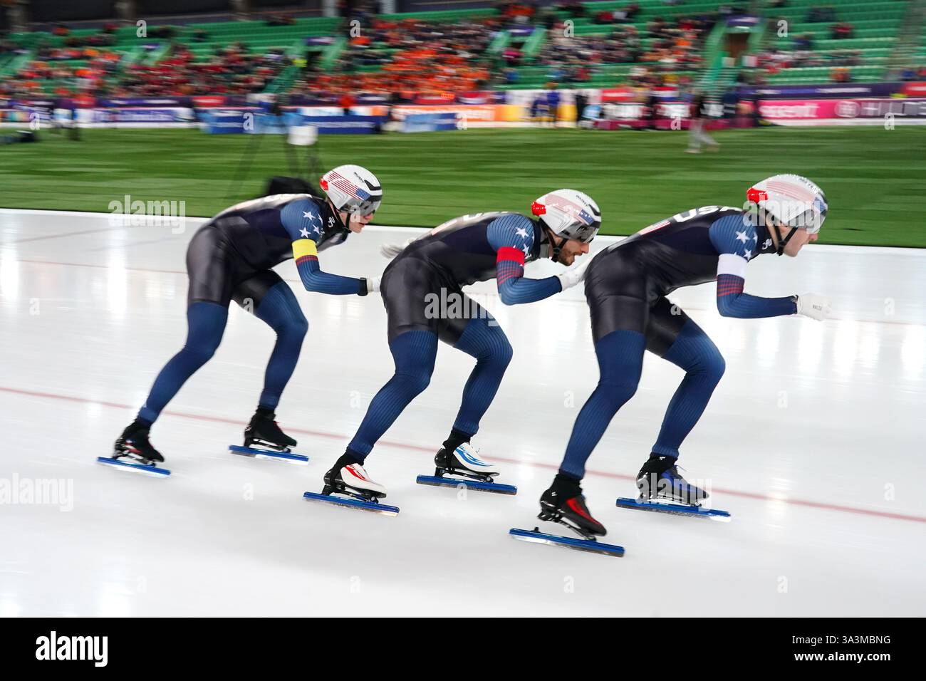 Ceremony Team Pursuit Men Casey Dawson (USA), Emery Lehman (USA) and ...