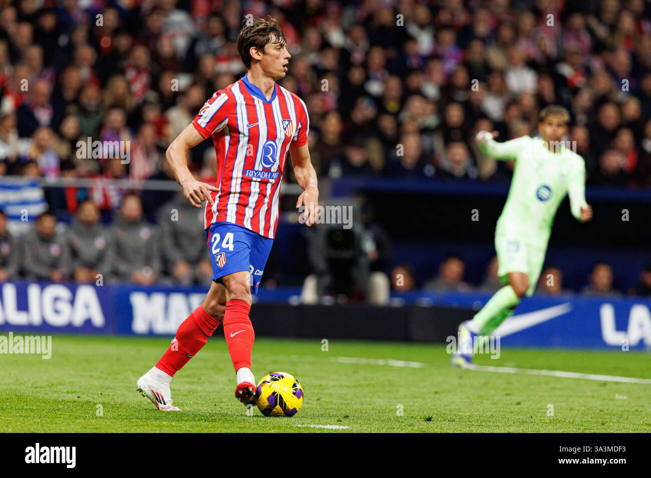 Madrid, Spain. 16th Mar, 2025. Robin Le Normand (Atletico de Madrid ...