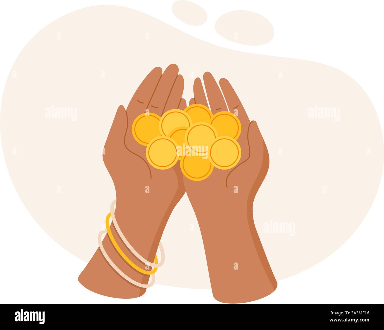 Coins in wallet hand Cut Out Stock Images & Pictures - Alamy