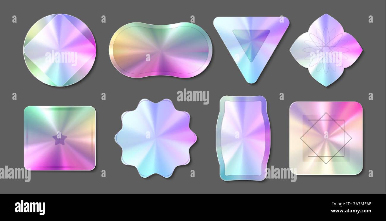 Hologram security sticker Stock Vector Images - Alamy