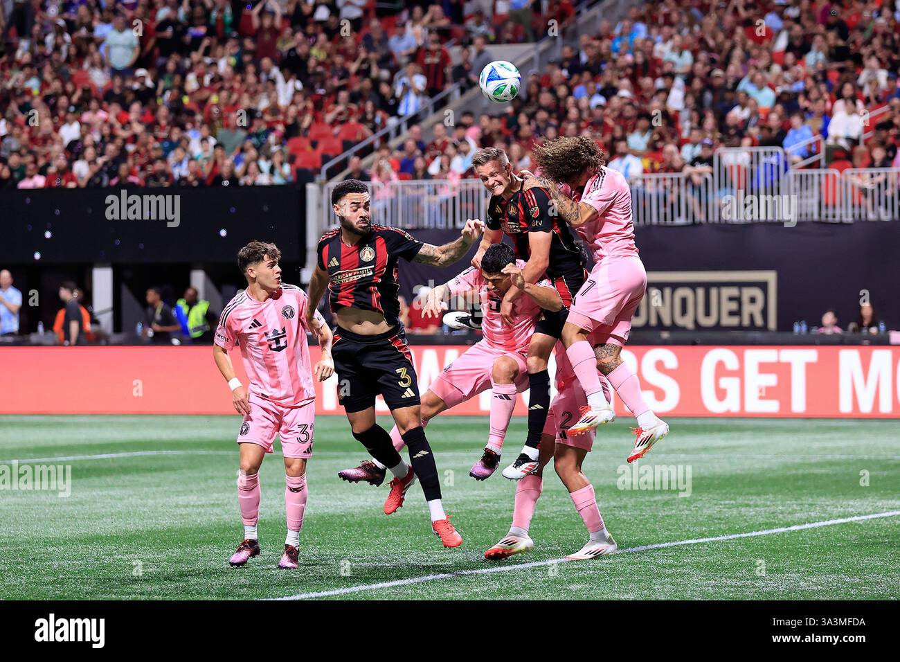 ATLANTA, GA - MARCH 16: Stian Gregersen #5 of Atlanta United FC and ...