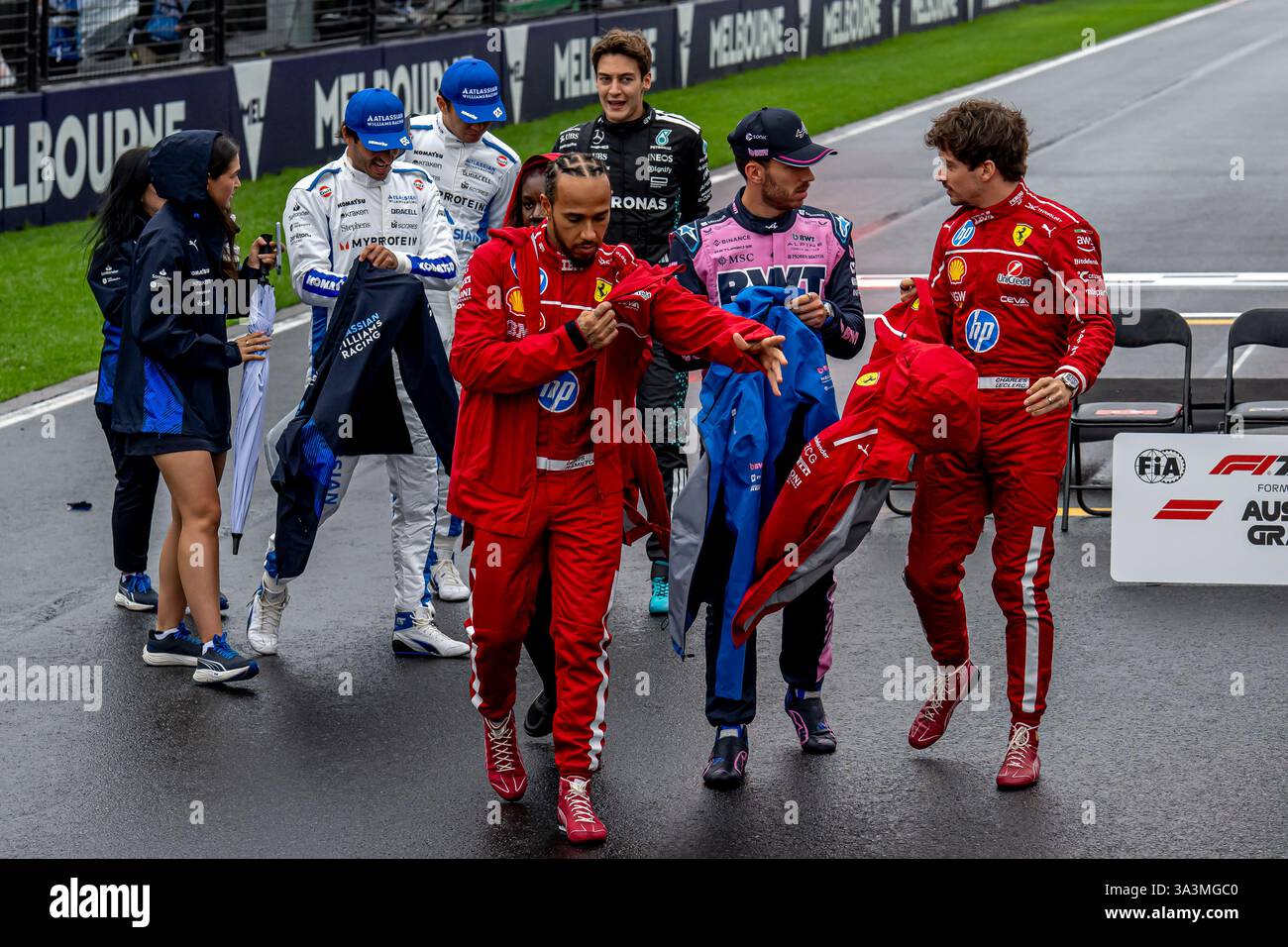 Melbourne, Australia, 16 Mar 2025, Lewis Hamilton, from United Kingdom ...