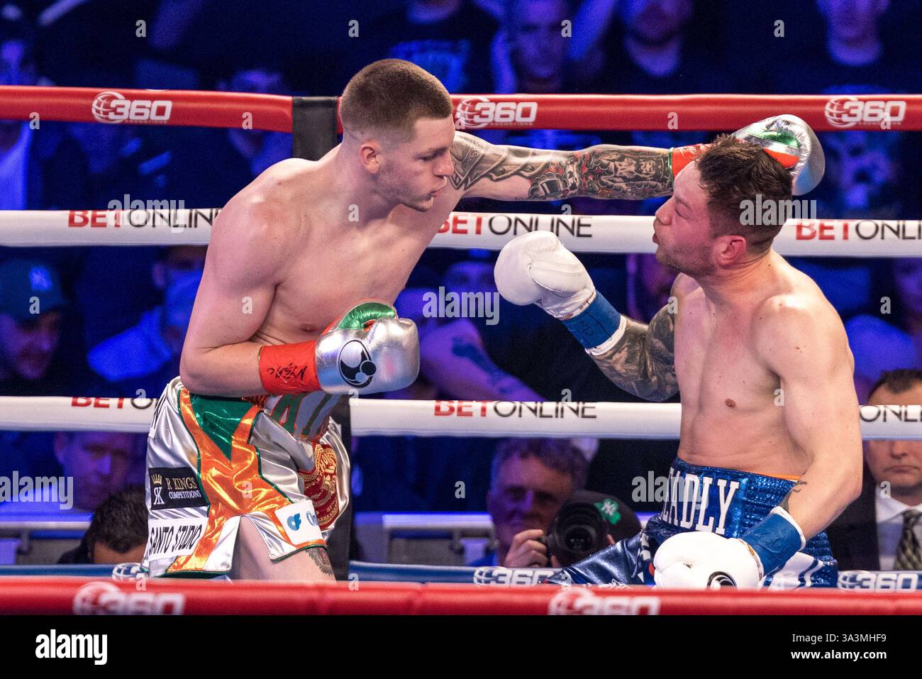 New York, United Of States. 16th Mar, 2025. Callum Walsh of Ireland ...