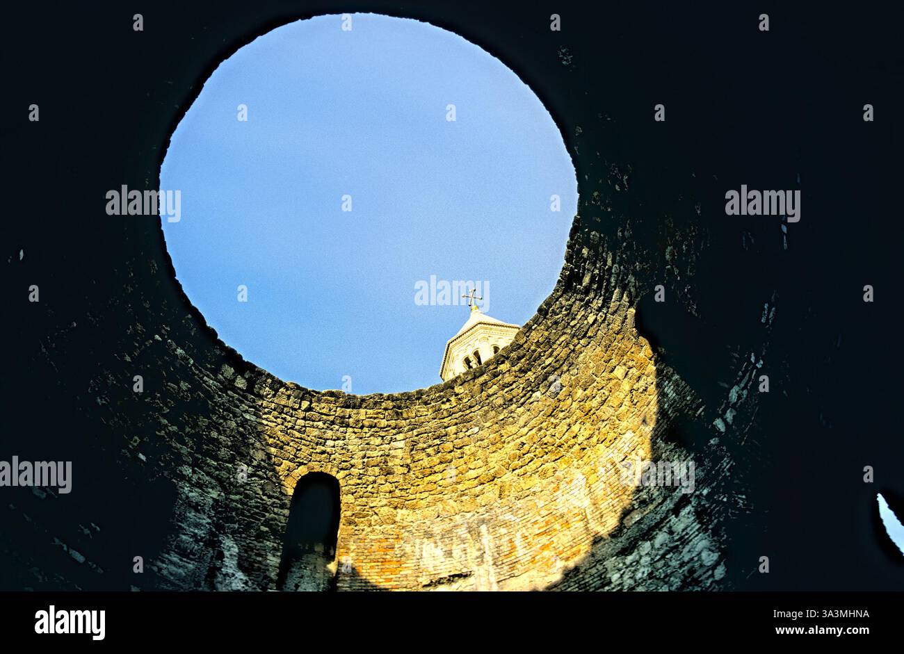 The vestibule of the emperors palace, Split, Croatia Stock Photo - Alamy