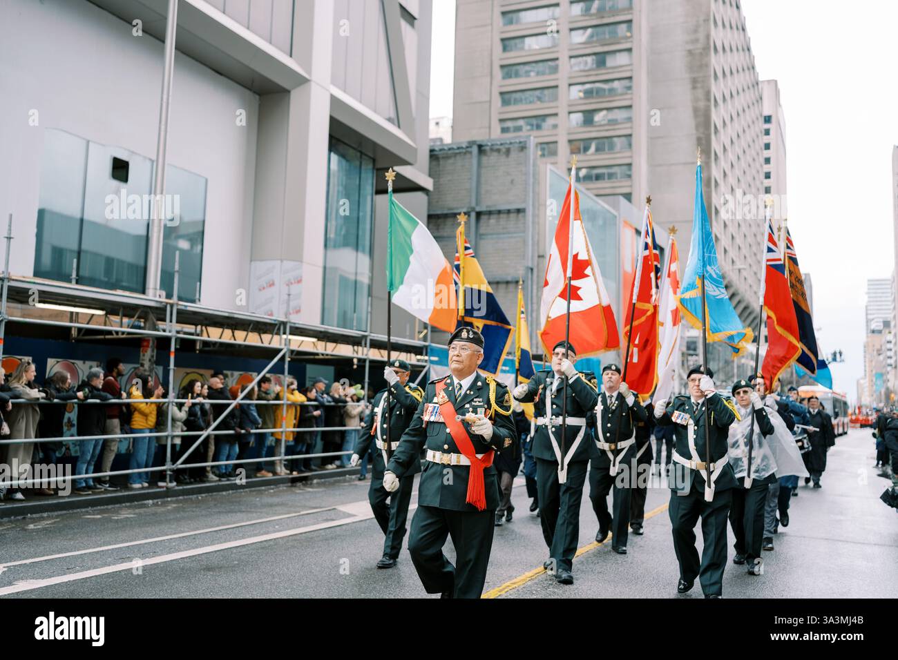 Canada, Toronto - 16 march 2025: Saint Patrick Day Parade. The parade ...