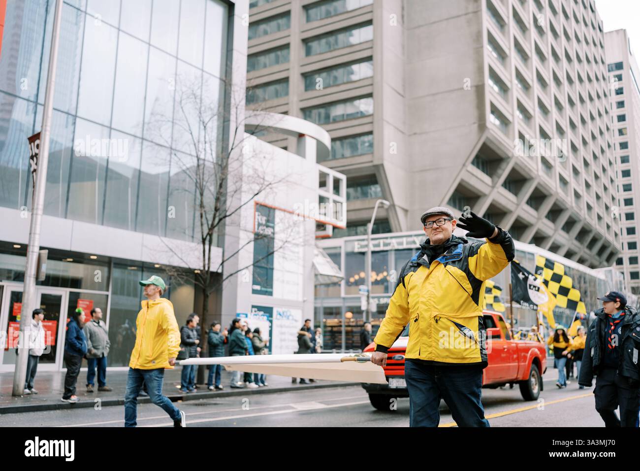 Canada, Toronto - 16 march 2025: Saint Patrick Day Parade. City Parade ...