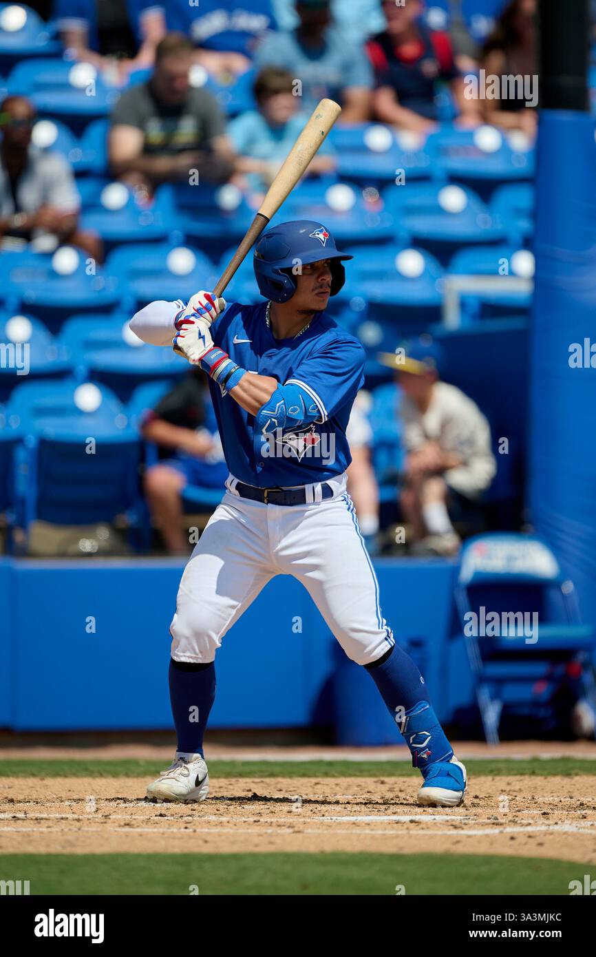 Toronto Blue Jays Jacob Sharp (38) at bat during an MLB Spring Breakout ...