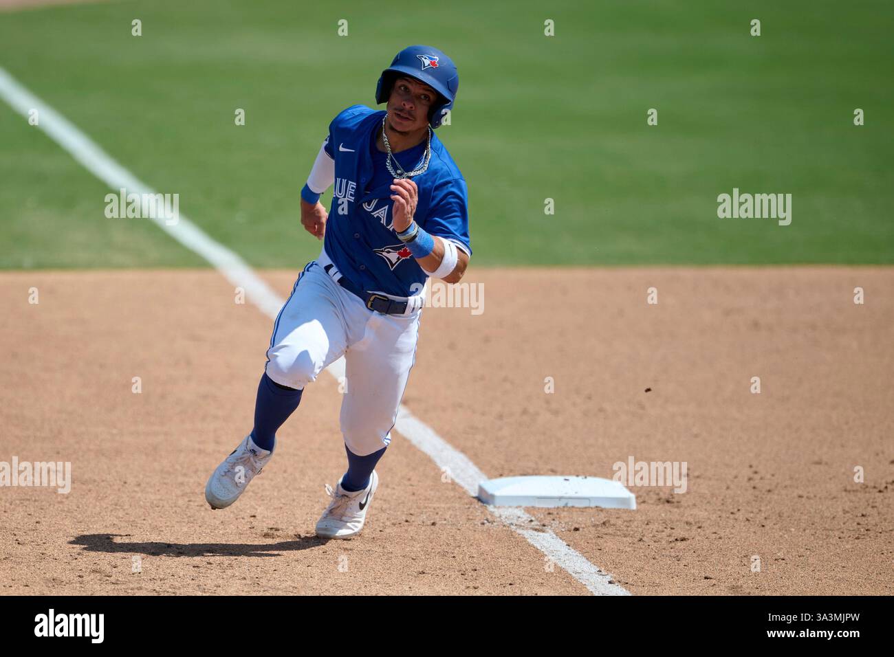 Toronto Blue Jays Jacob Sharp (38) running the bases during an MLB ...