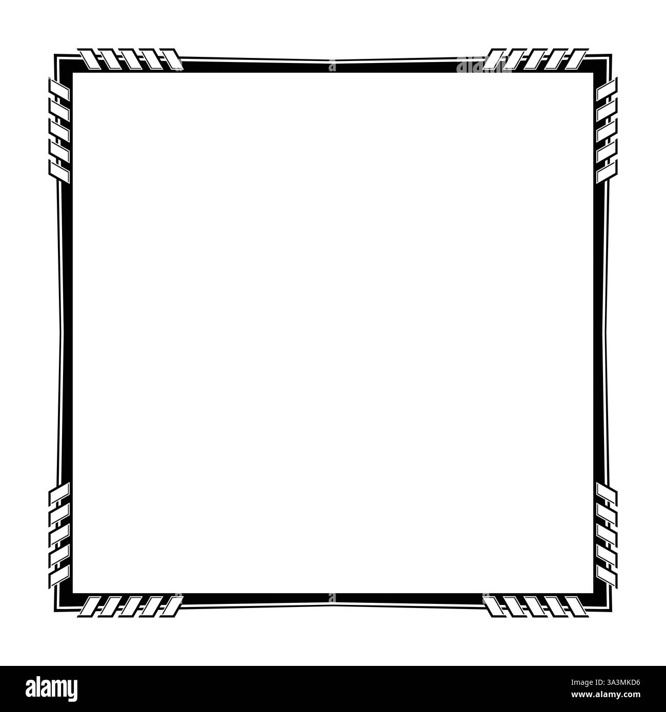 Car decals square frame Stock Vector Image & Art - Alamy