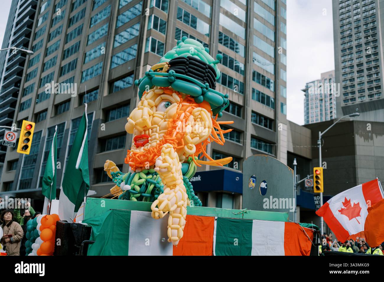 Canada, Toronto - 16 march 2025: Saint Patrick Day Parade. Colorful St ...