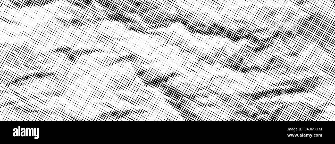 Halftone crumpled paper texture. Black creased paper page wallpaper ...