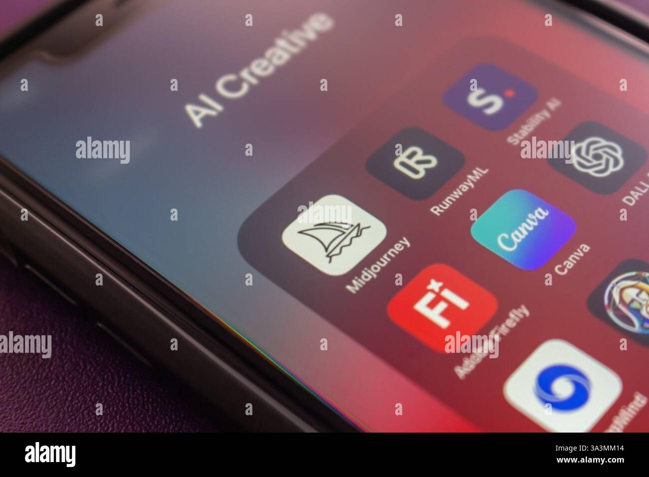 Animation screen ai text images hi-res stock photography and images - Alamy