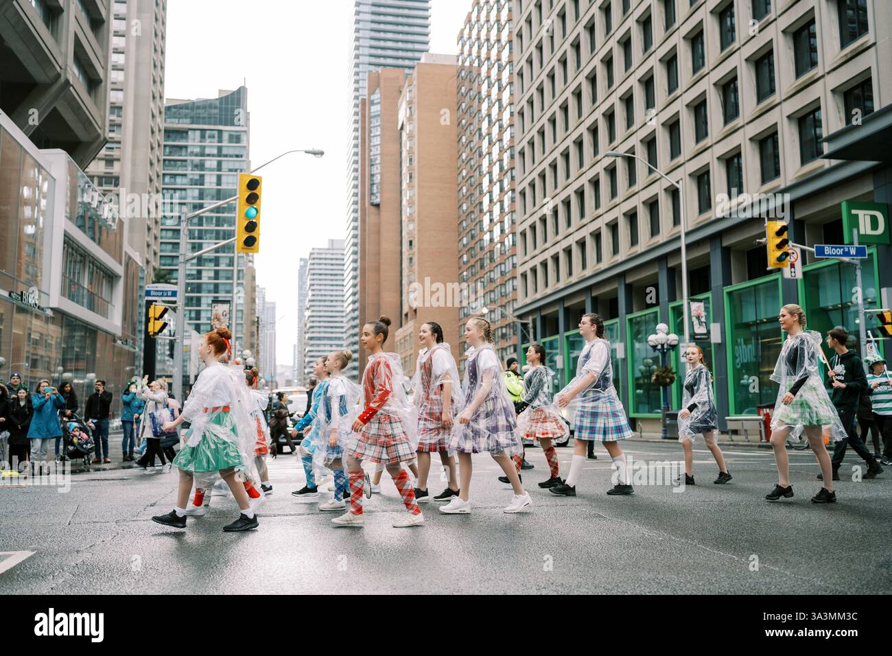 Canada, Toronto - 16 march 2025: Saint Patrick Day Parade. Colorful ...