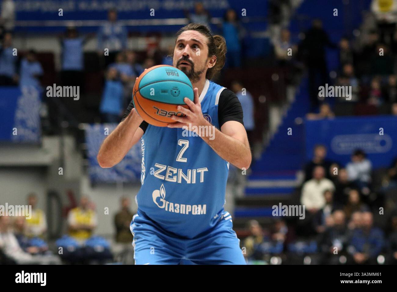 Alexey Shved (2) of Zenit in action during the VTB United League ...