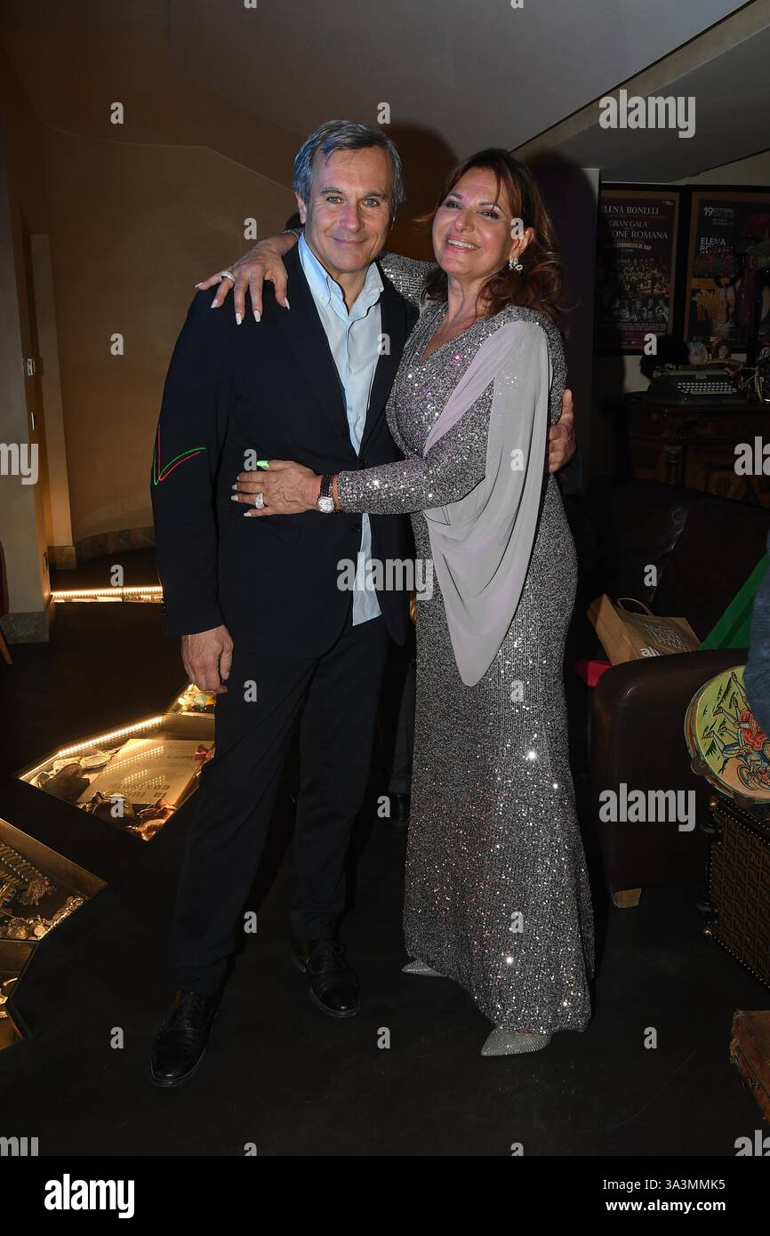 Rome, Italy. 16th Mar, 2025. Rome, Party for Elena Bonelli's 67th ...