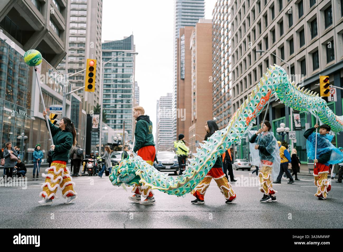 Canada, Toronto - 16 march 2025: Saint Patrick Day Parade. A vibrant ...
