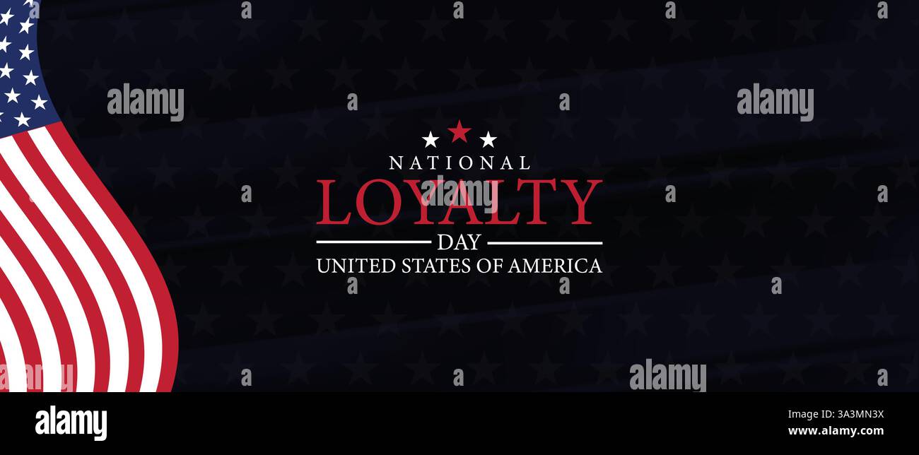 Proud to be American Celebrating National Loyalty Day on May 1 Stock ...