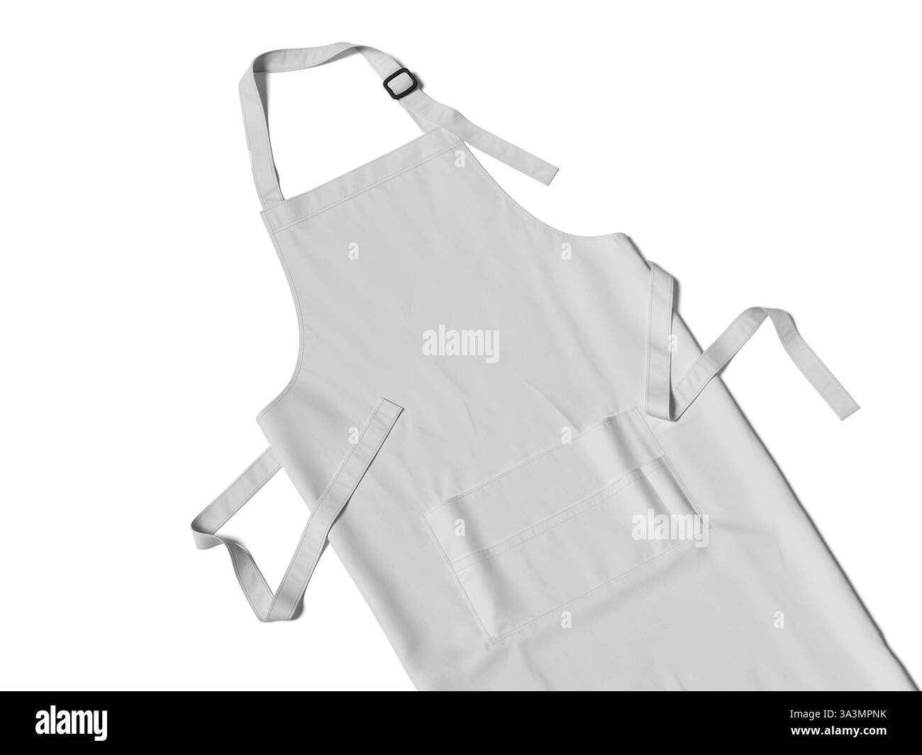 Blank Apron Mockup for Restaurant and Barista Branding 3D Rendering on ...