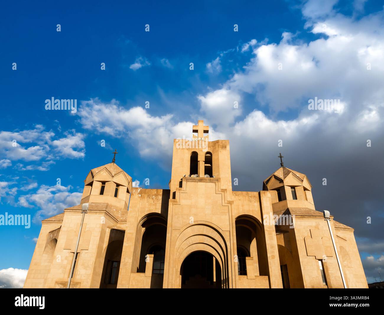 Scene of Saint Gregory the Illuminator cathedral exterior, the largest cathedral of Armenian ...