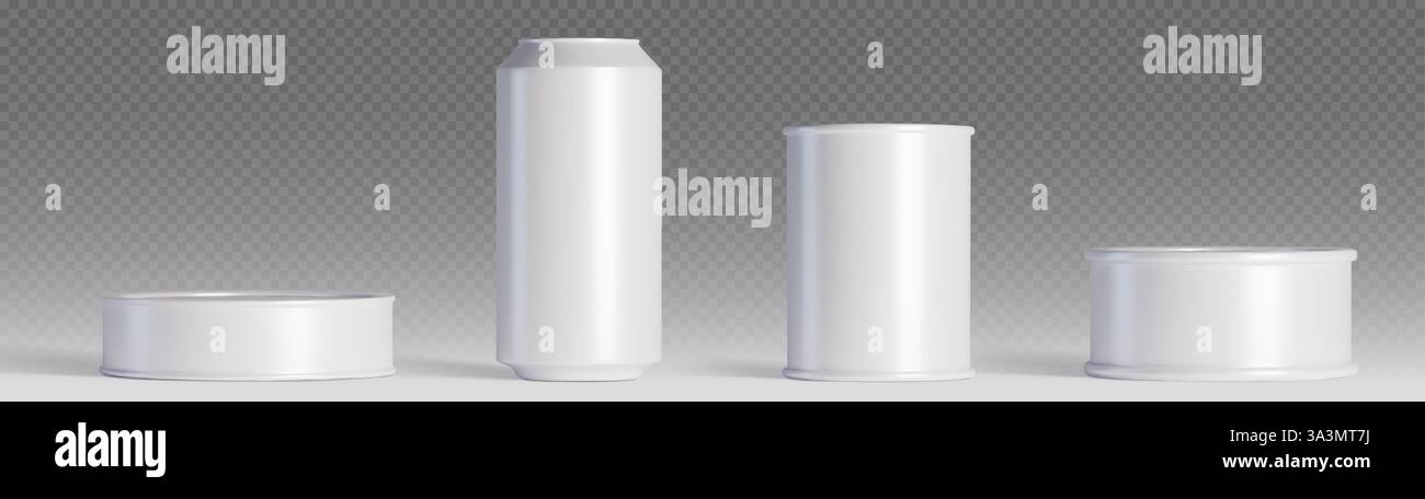 Tall round metal container Stock Vector Images - Alamy