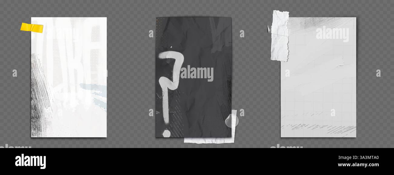 Shredded posters Stock Vector Images - Alamy