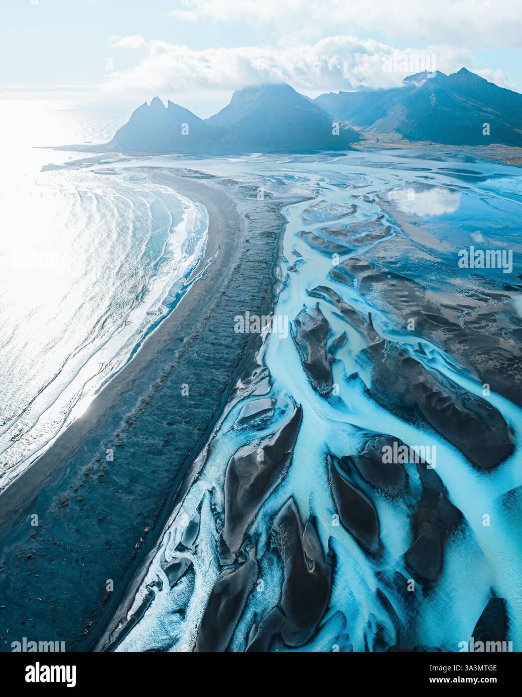 Mesmerizing Aerial View of Iceland’s Braided Rivers – A Natural ...