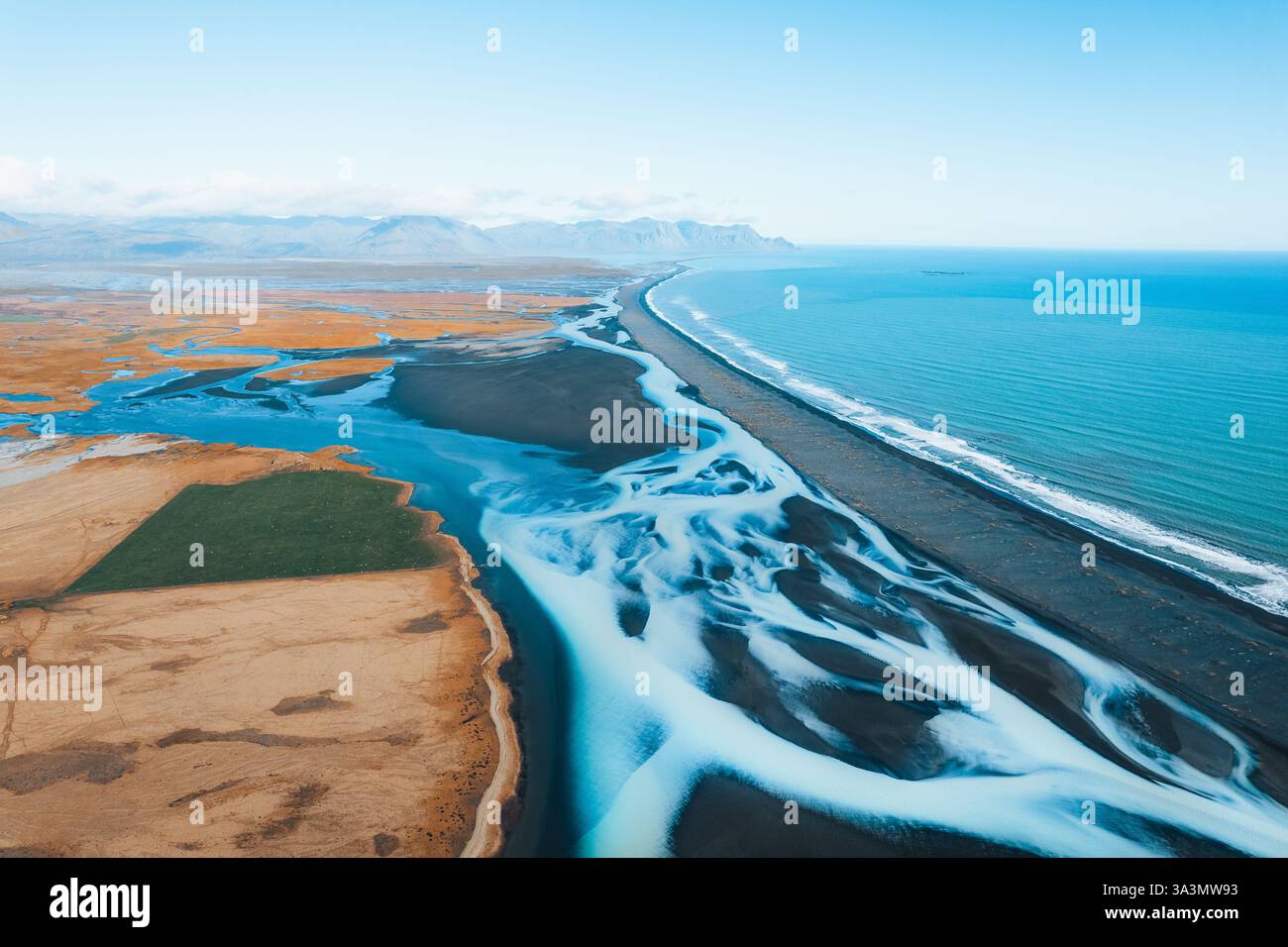 Mesmerizing Aerial View of Iceland’s Braided Rivers – A Natural ...