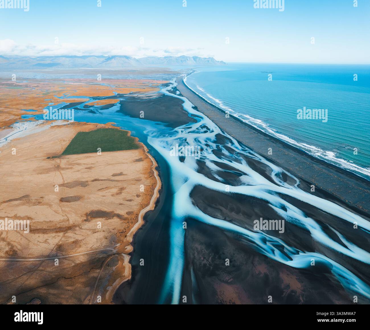 Mesmerizing Aerial View of Iceland’s Braided Rivers – A Natural ...