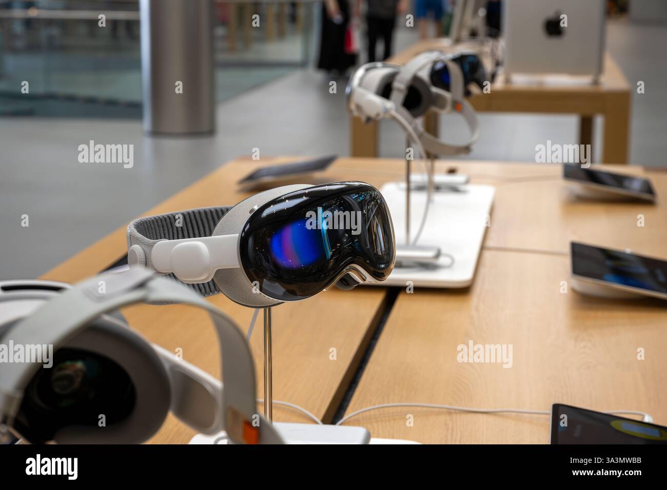 The new Apple Vision Pro, Apple's new mixed-reality headset, Hong Kong ...