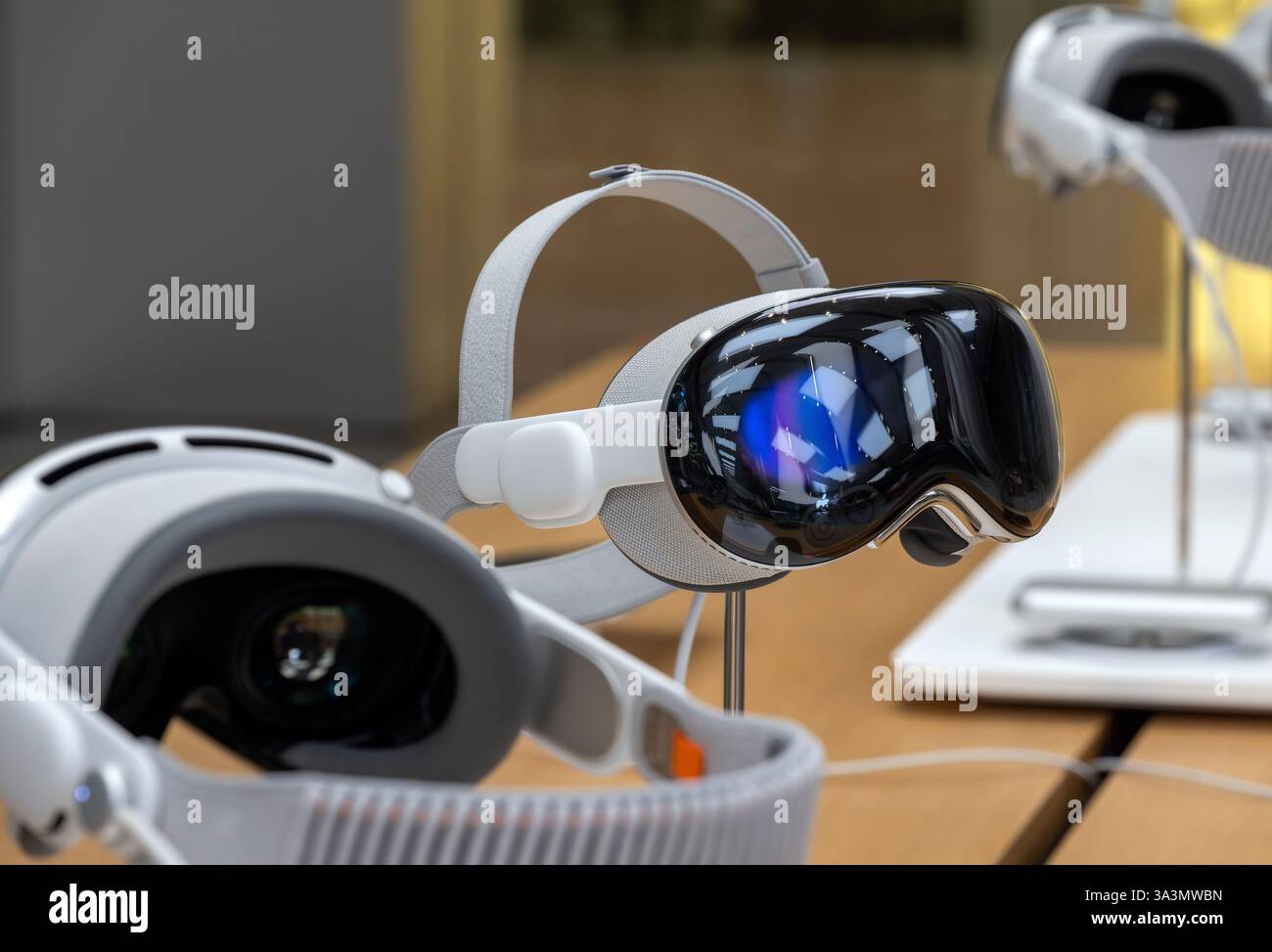 The new Apple Vision Pro, Apple's new mixed-reality headset, Hong Kong, China Stock Photo - Alamy