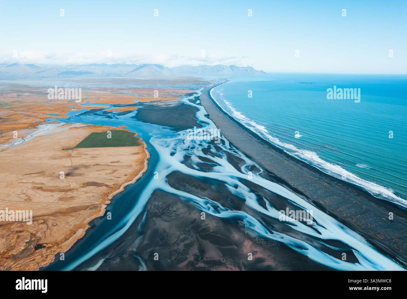 Mesmerizing Aerial View of Iceland’s Braided Rivers – A Natural ...