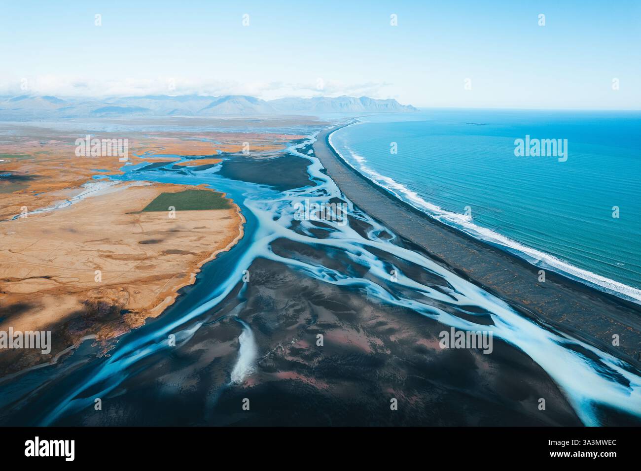 Mesmerizing Aerial View of Iceland’s Braided Rivers – A Natural ...