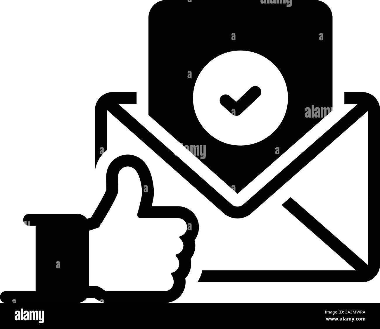 Icon for confirmation, vindication Stock Vector Image & Art - Alamy