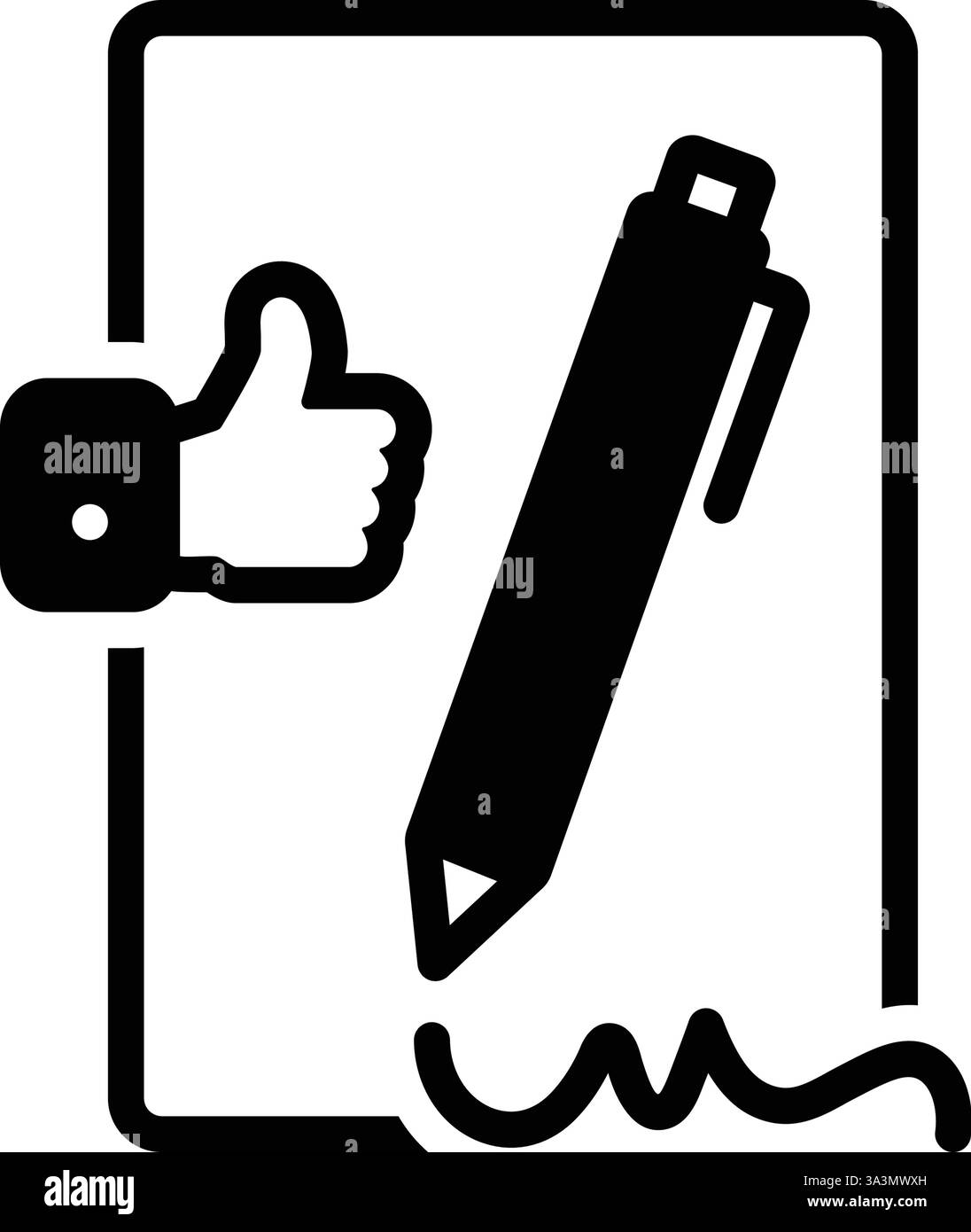 Endorsement vector vectors Black and White Stock Photos & Images - Alamy