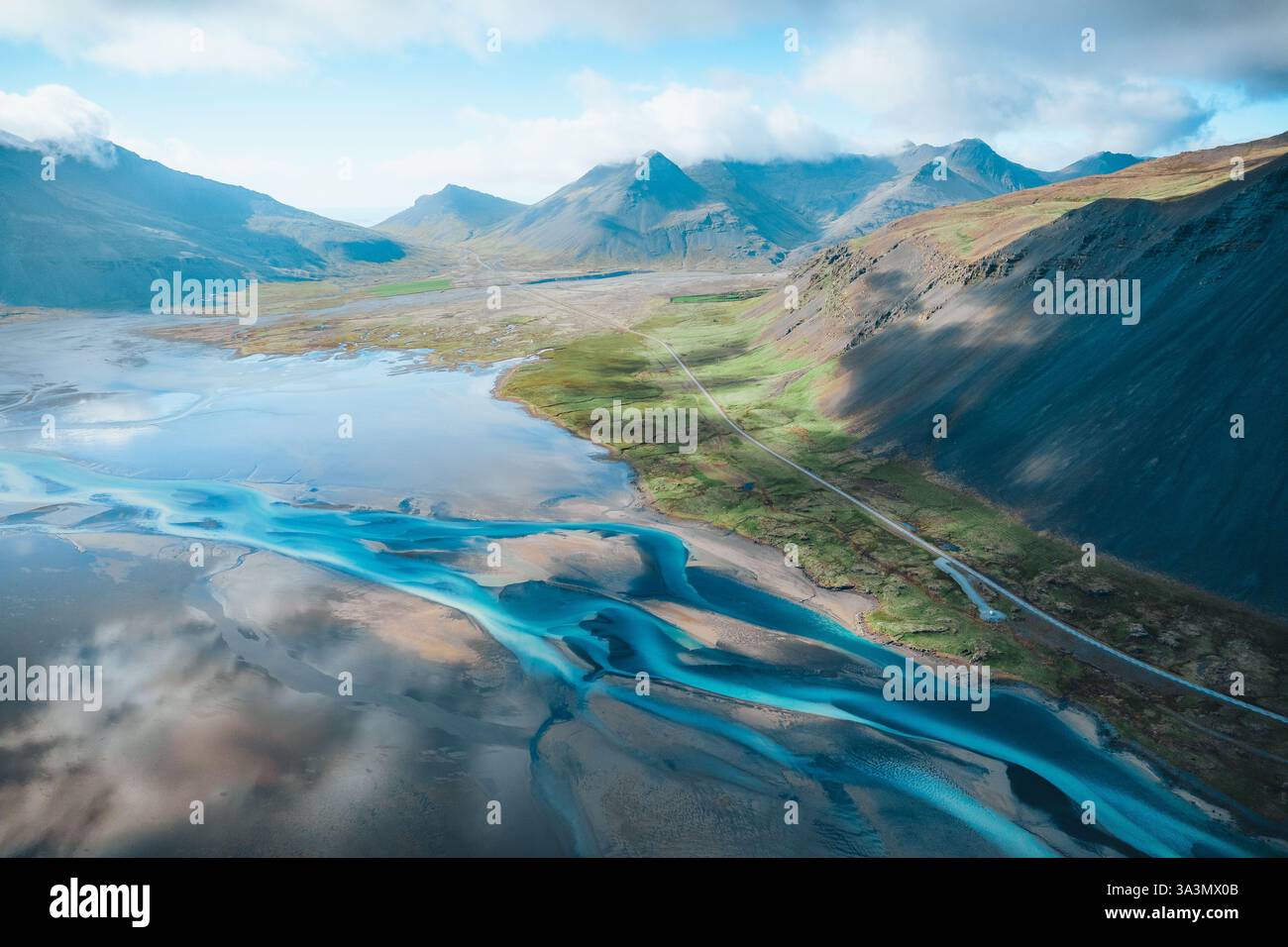 Mesmerizing Aerial View of Iceland’s Braided Rivers – A Natural ...