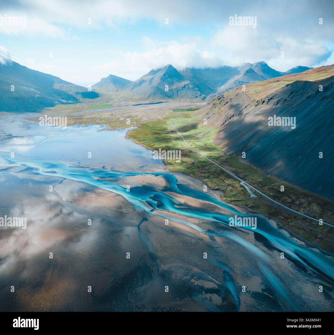 Mesmerizing Aerial View of Iceland’s Braided Rivers – A Natural ...