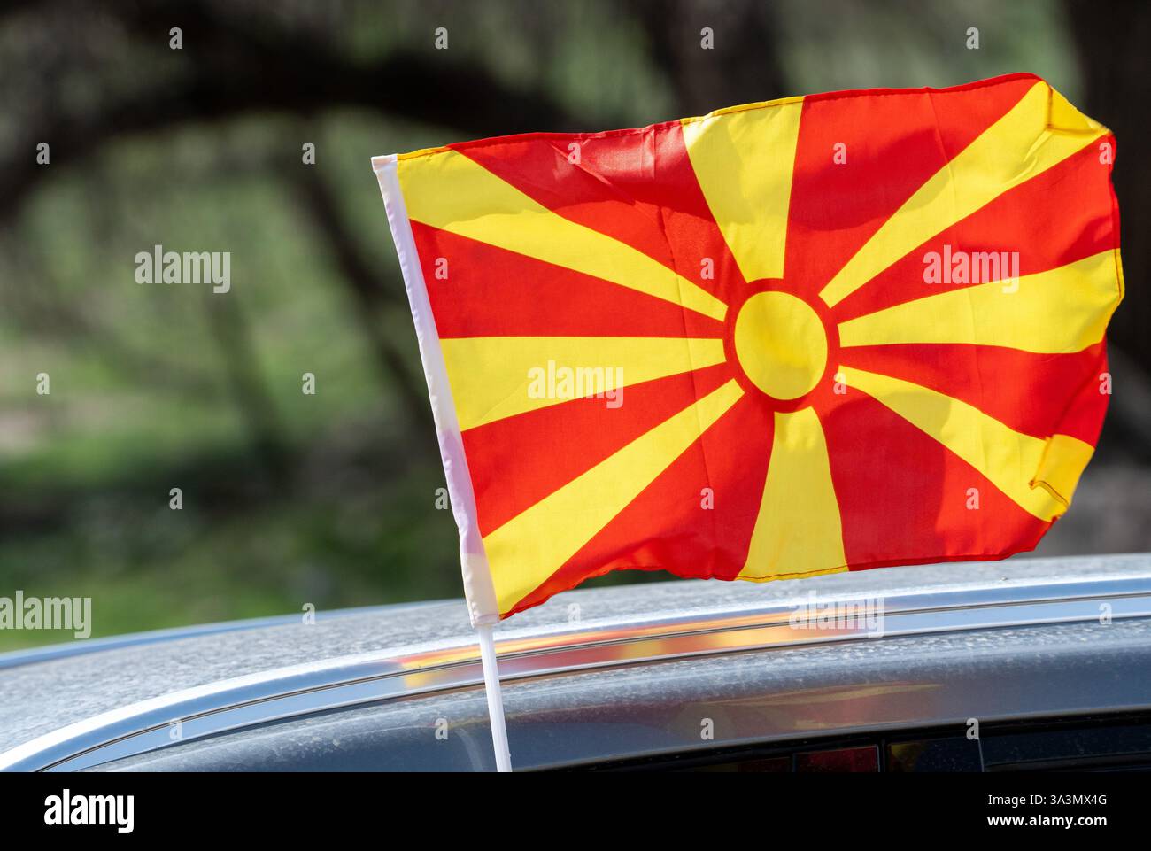 Flag waving in wind nature hi-res stock photography and images - Alamy