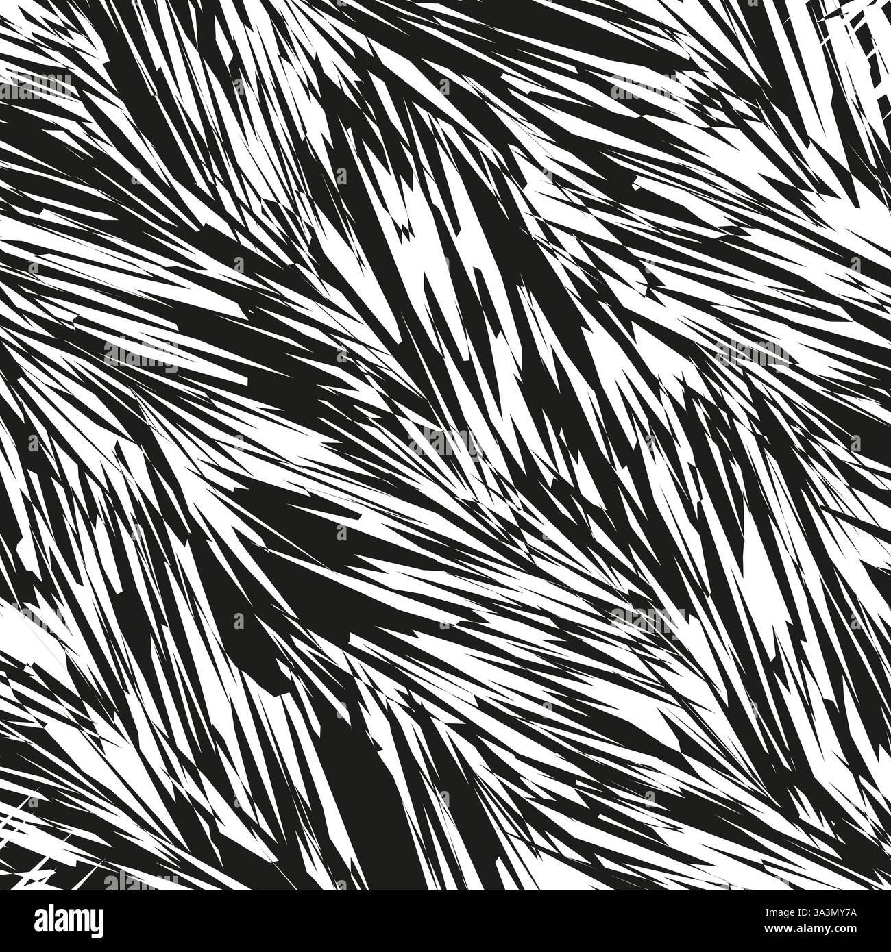 Black white motion. Chaotic speed lines. Abstract energy texture ...